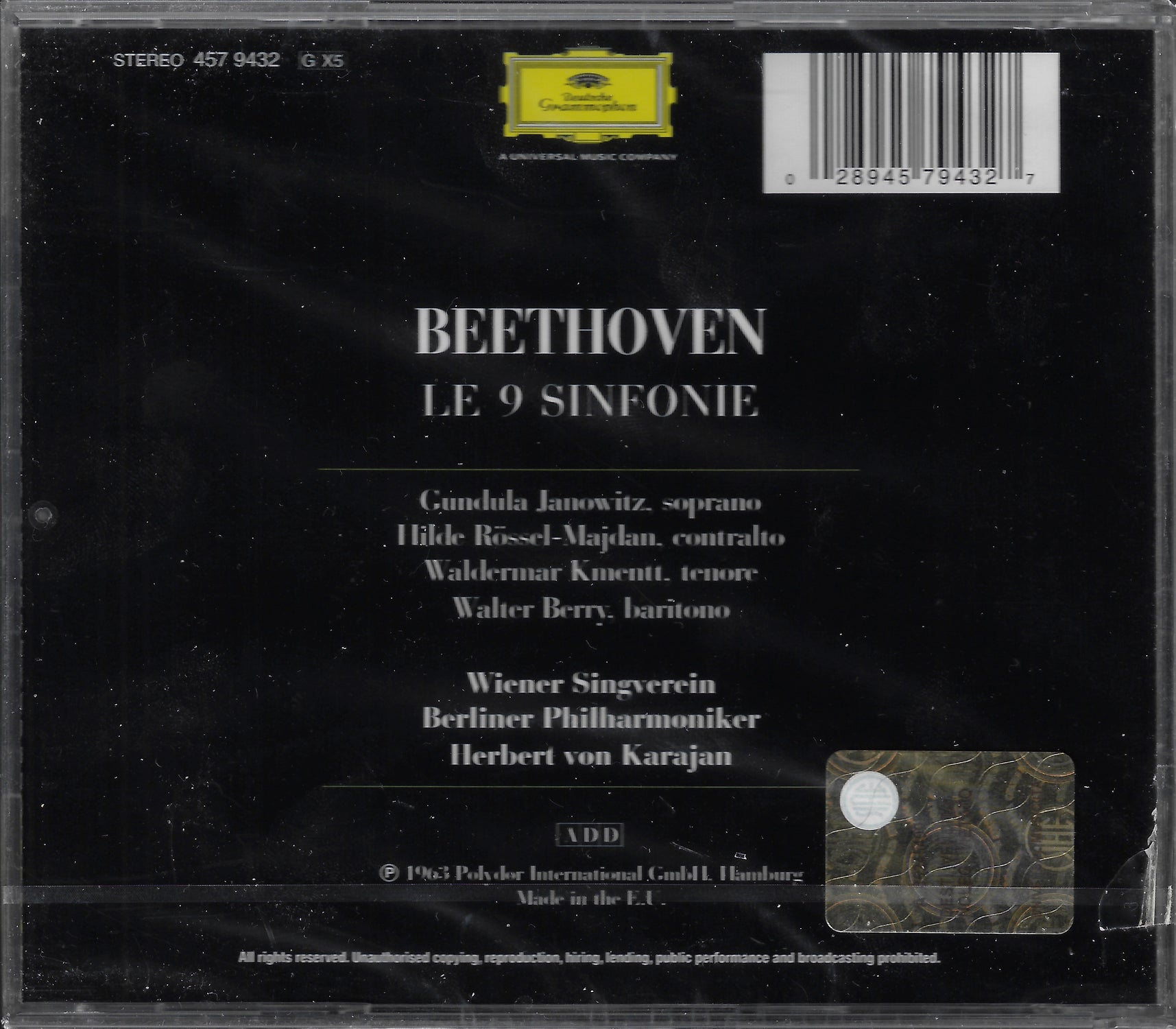 Karajan: Beethoven 9 Symphonies (1977) - DG 457 9...
