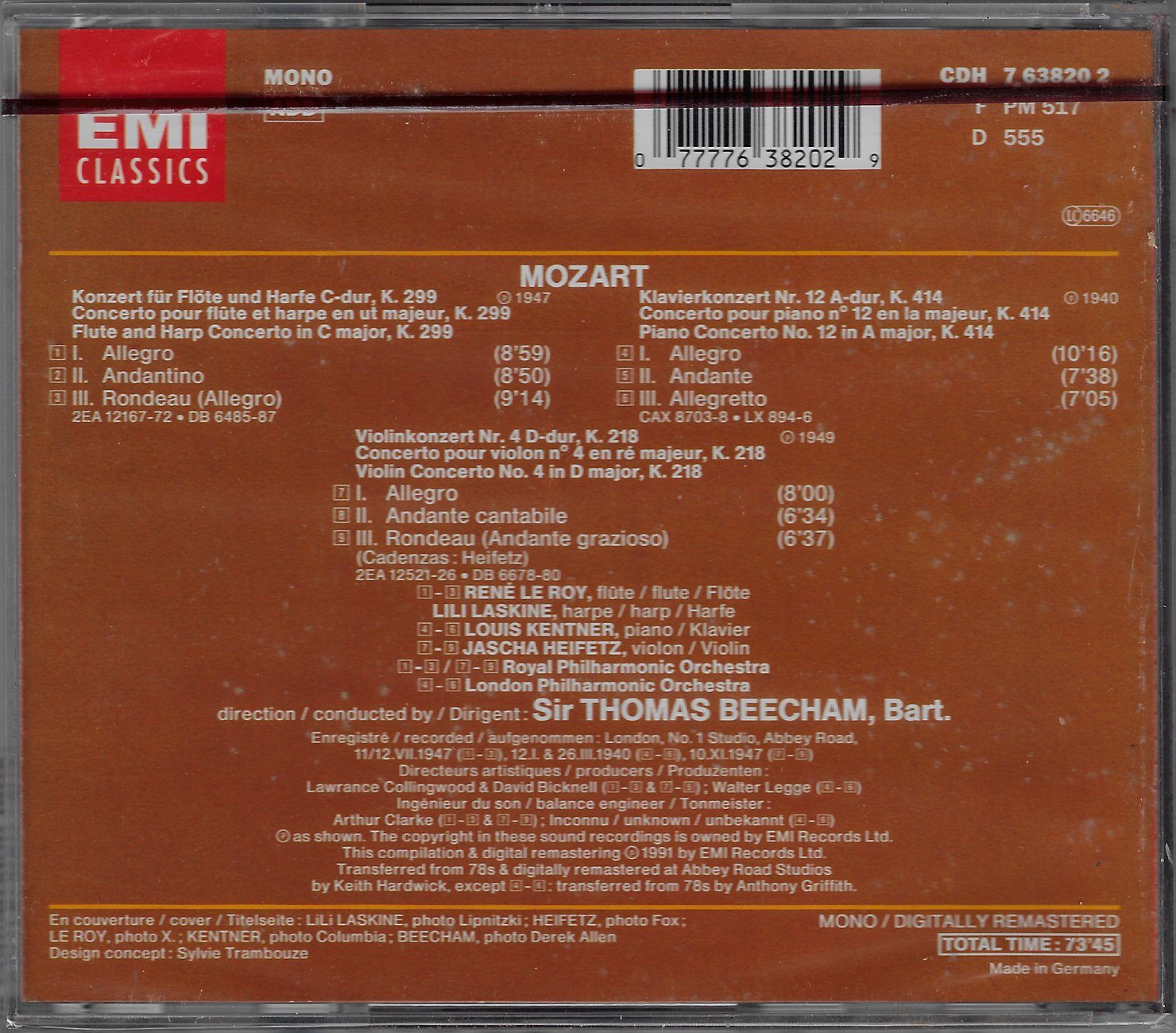 Second Hand Harp | Classical LPs and CDs | Casals-Classical.com